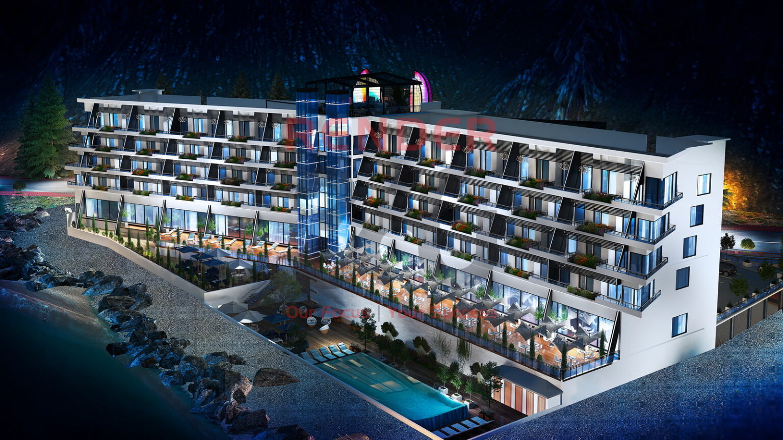 Attabad Hotel Resort – Render 360