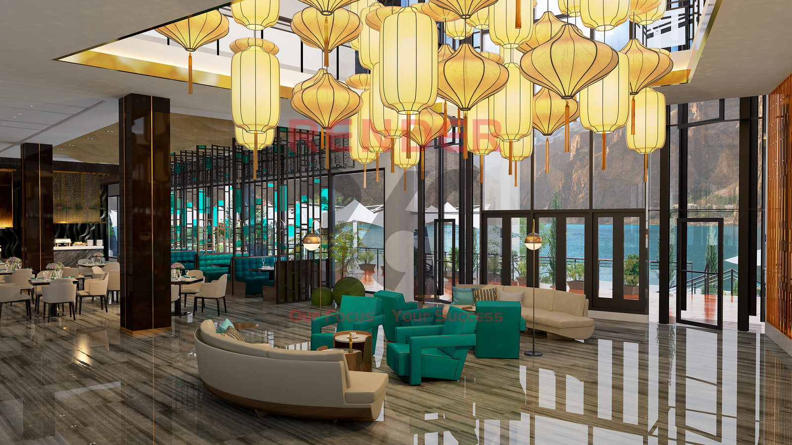 Attabad Hotel Resort – Render 360